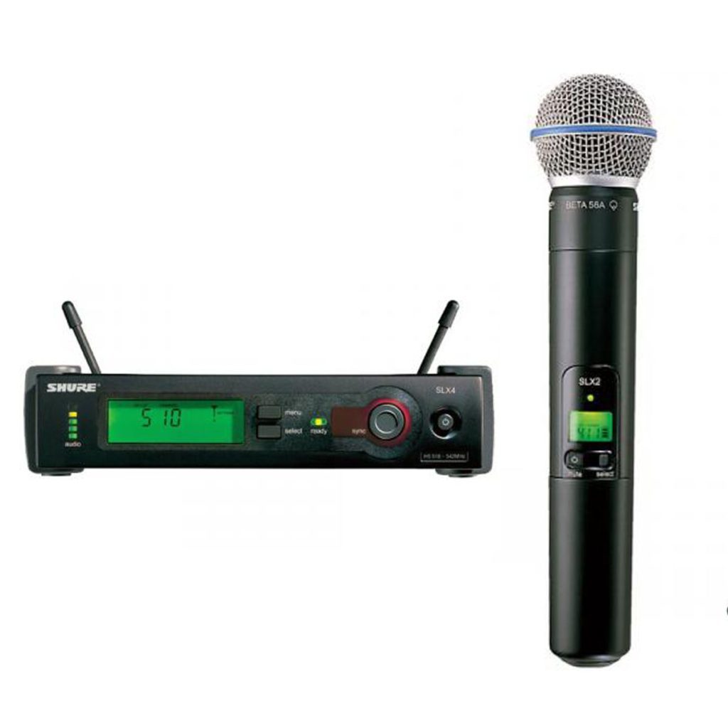 Alquiler de Sistema inalámbrico de micrófono de mano Shure SLX 24E